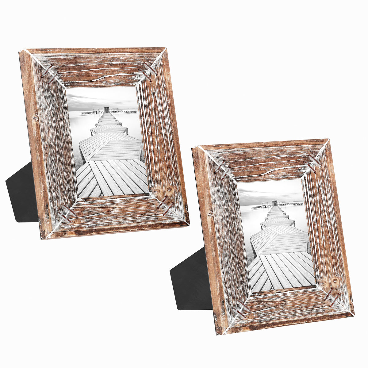 Barnyard Designs 5x7 Rustic Wooden Picture Frame, Western Farmhouse ...